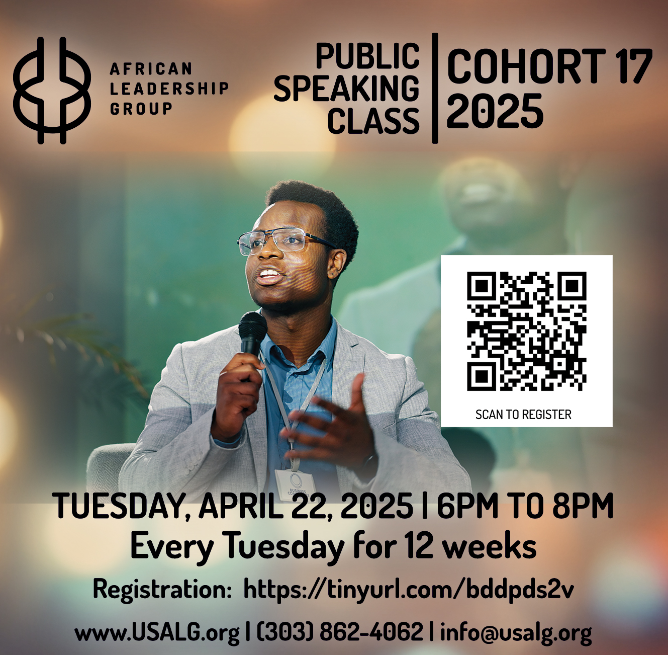 Public Speaking Class Cohort 17 Kickoff - African Leadership Group